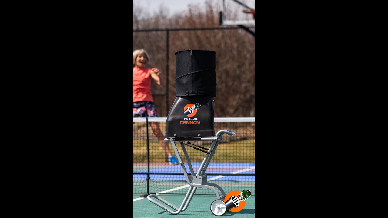 Pickle Ball Machine the Pickleball Cannon - YouTube