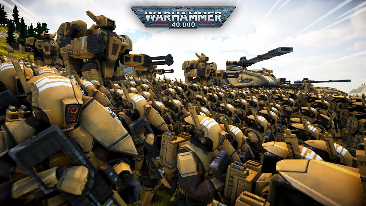 TAU Fire Warriors hold against 8 MILLION Zombies! | UEBS 2 Warhammer ...