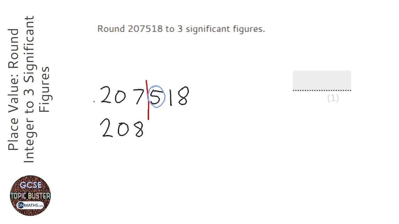 Place Value: Round Integer to 3 Significant Figures (Grade 2) - OnMaths ...