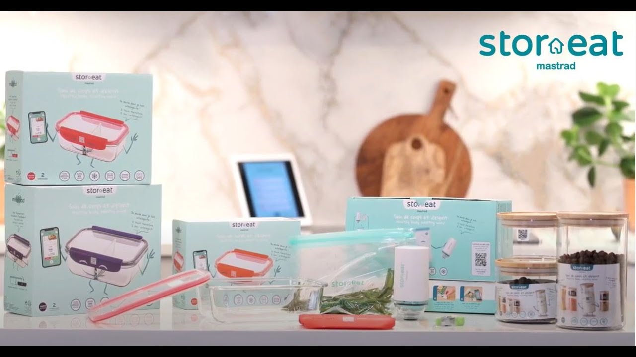 Mastrad Stor'eat the first smart foodstorage solution - YouTube