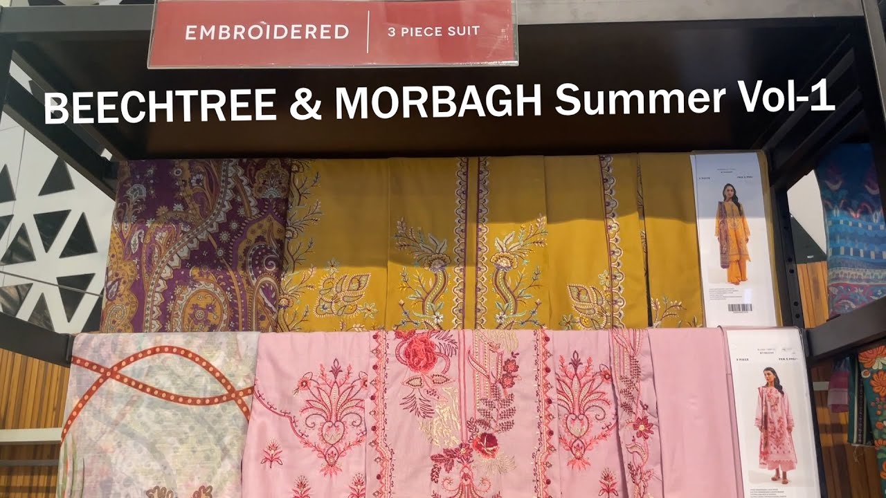 Beechtree & Morbagh New Spring Summer Volume-1 Unstitched Collection - YouTube