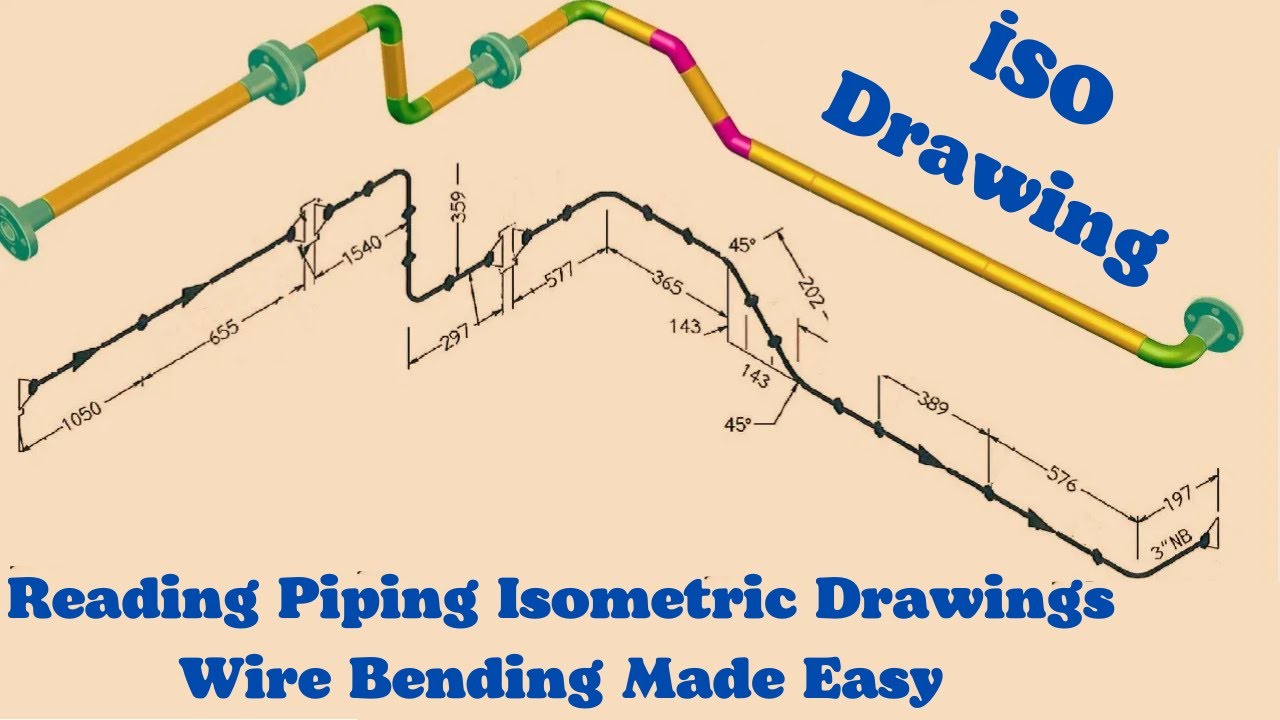 Understanding Piping Isometric Drawings With Wire Bending Techniques understanding-piping-isometric-drawings-with-wire-bending-techniques