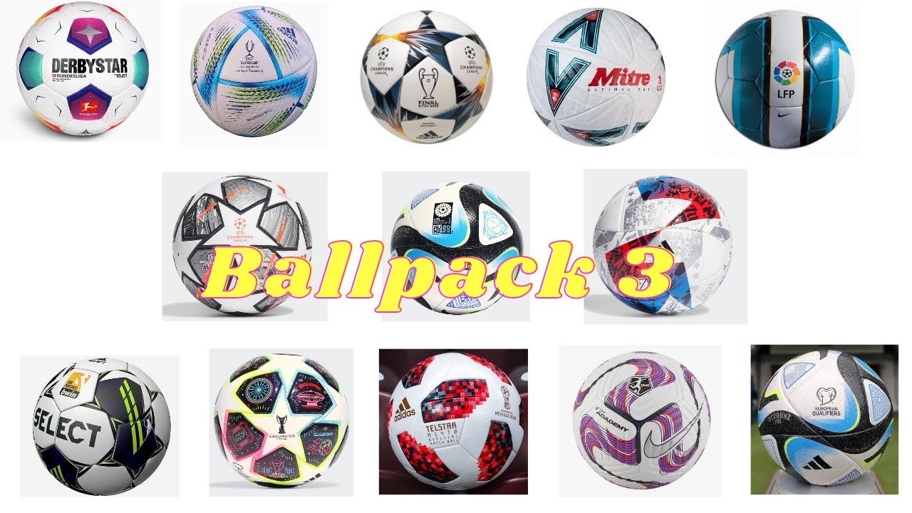 Ballpack V3 - 13 Balls |FIFA 16 mobile mod - YouTube