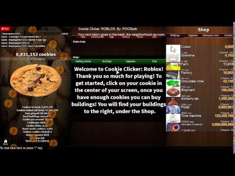 roblox cookie clicker #6 Golden cookie!!!!!! - YouTube