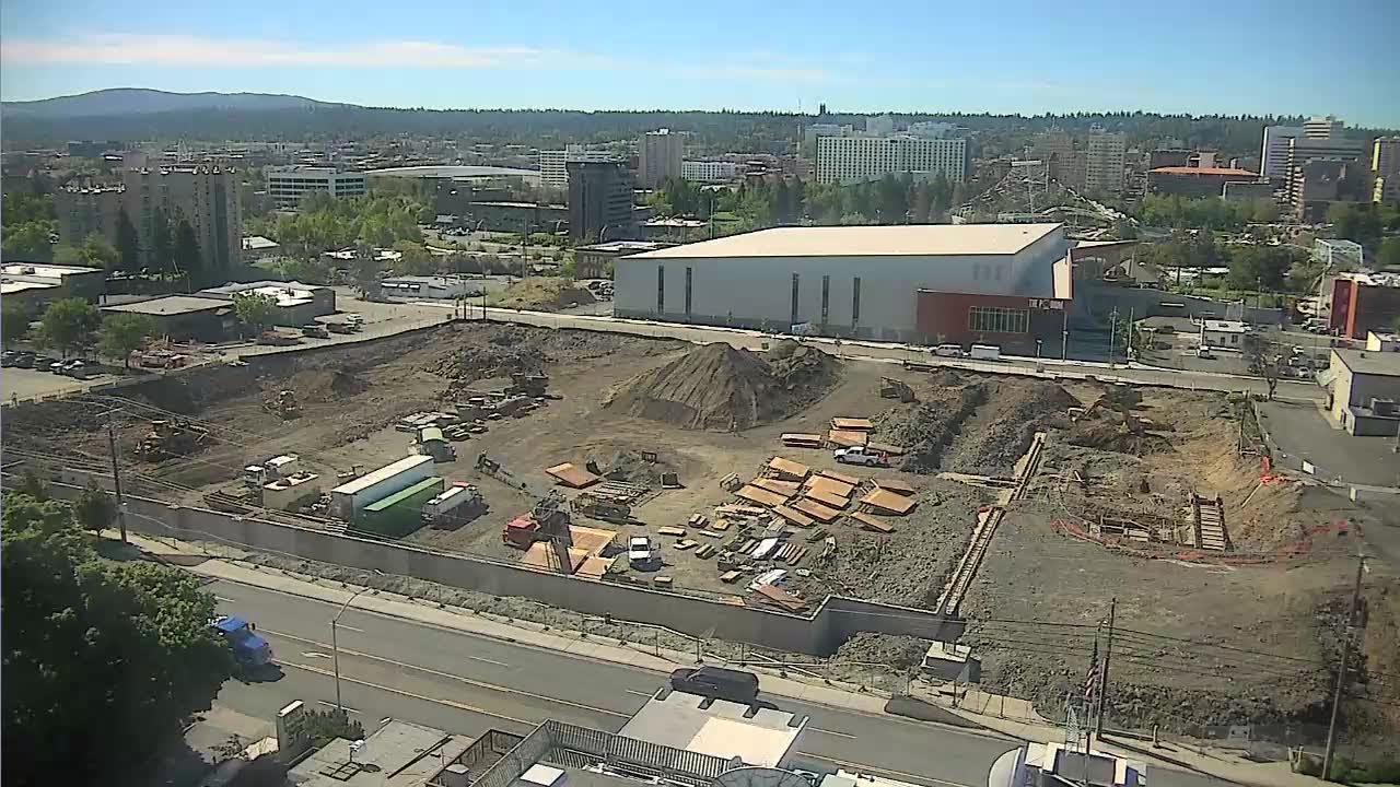 Timelapse of One Spokane stadium from start to finish - YouTube