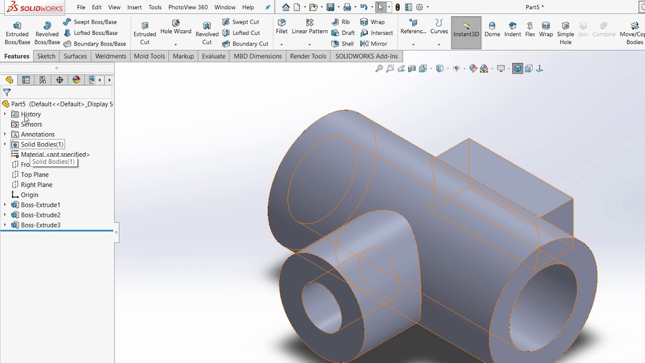 SOLIDWORKS 2020 EXTRUDE BASS SEÇENEKLERİ, (solidworks 2020 tutorial for ...