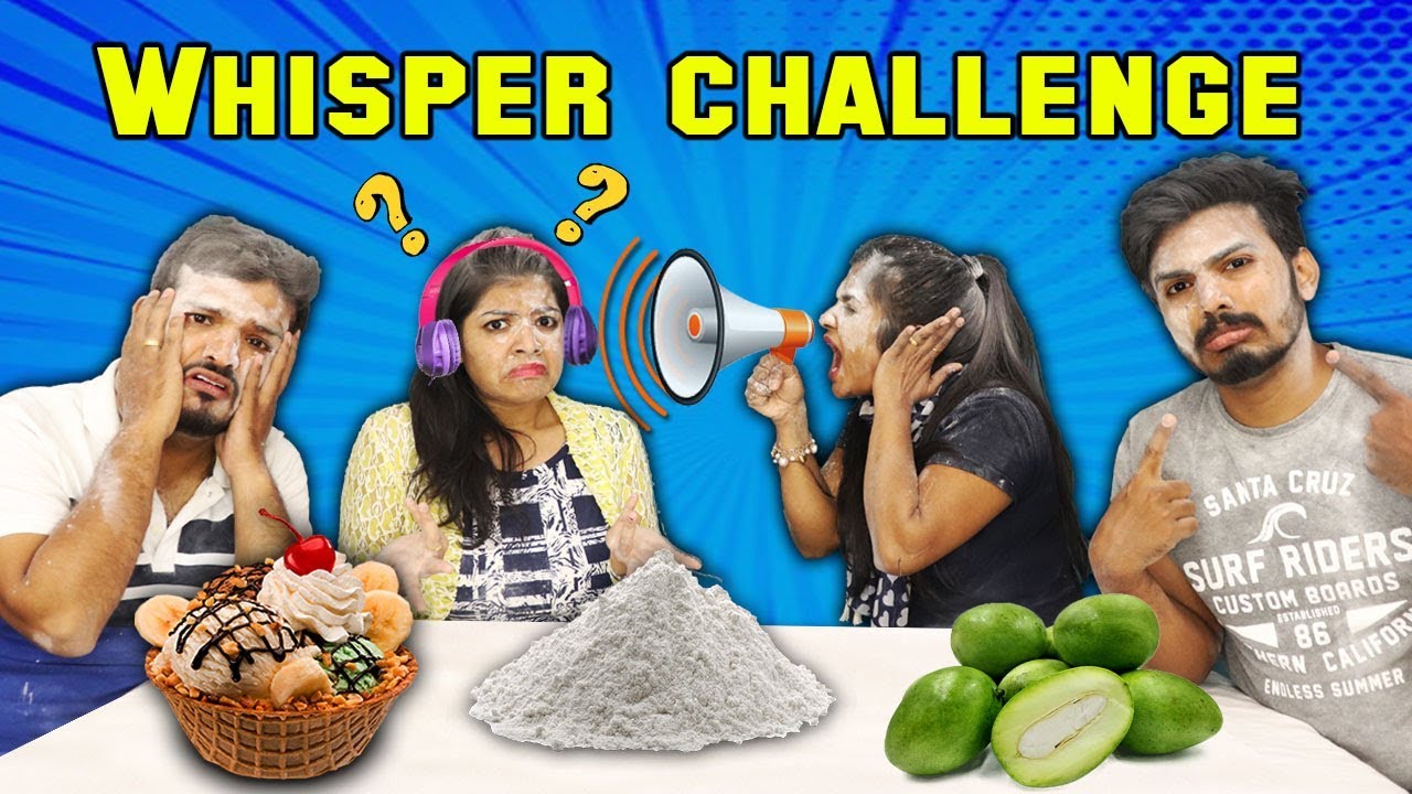 WHISPER CHALLENGE 2 WITH A TWIST | FUNNIEST WHISPER COMPETITION - YouTube