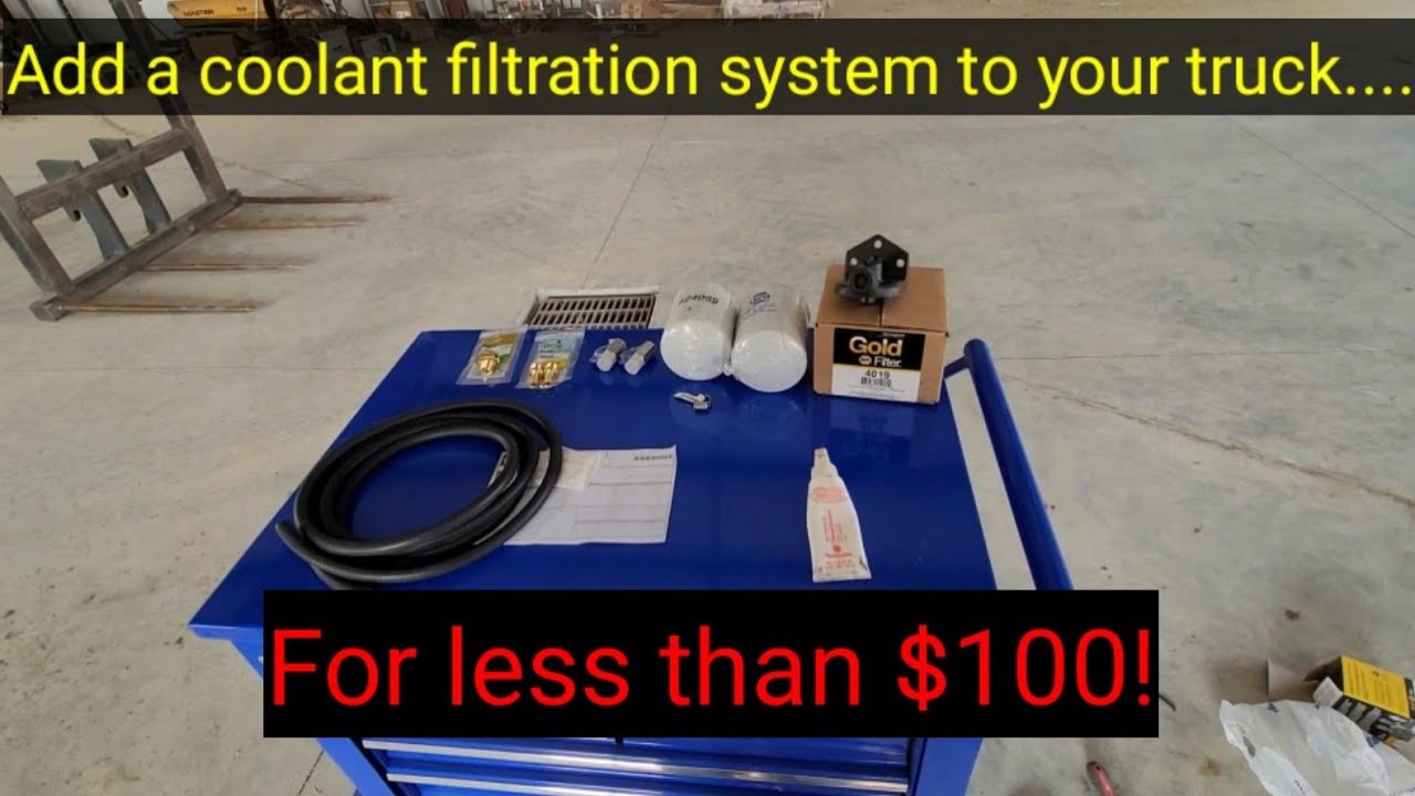 Add a coolant filtration system to your truck for less than $100! - YouTube