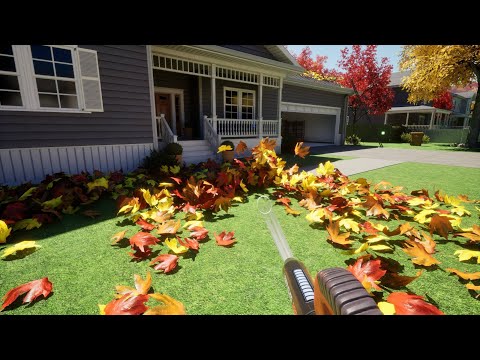 This Lawn Cleaning Game Is Weirdly Satisfying! | Leaf Blower Co.