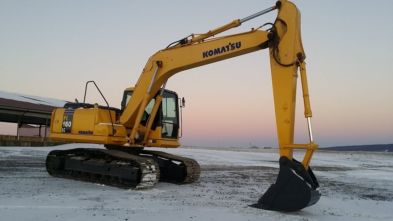 2005 Komatsu PC 160 LC-7KA Excavator - YouTube