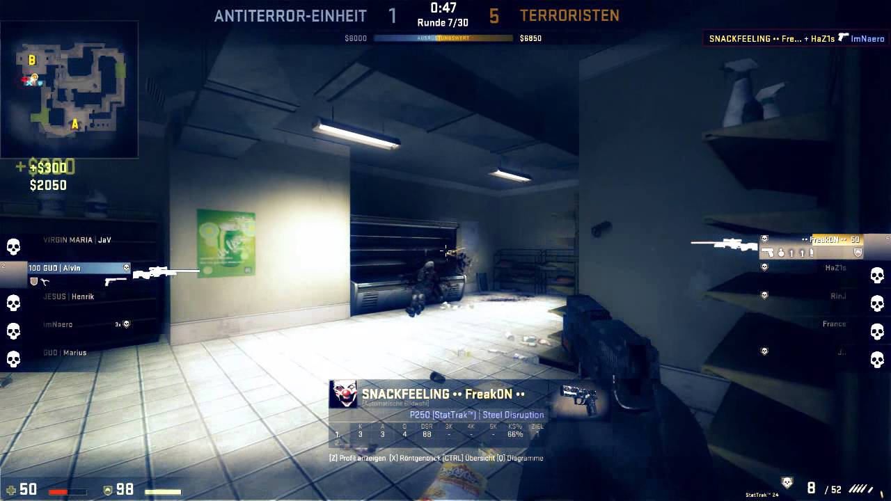 CS•GO - 2k - P250 vs. Awp - YouTube