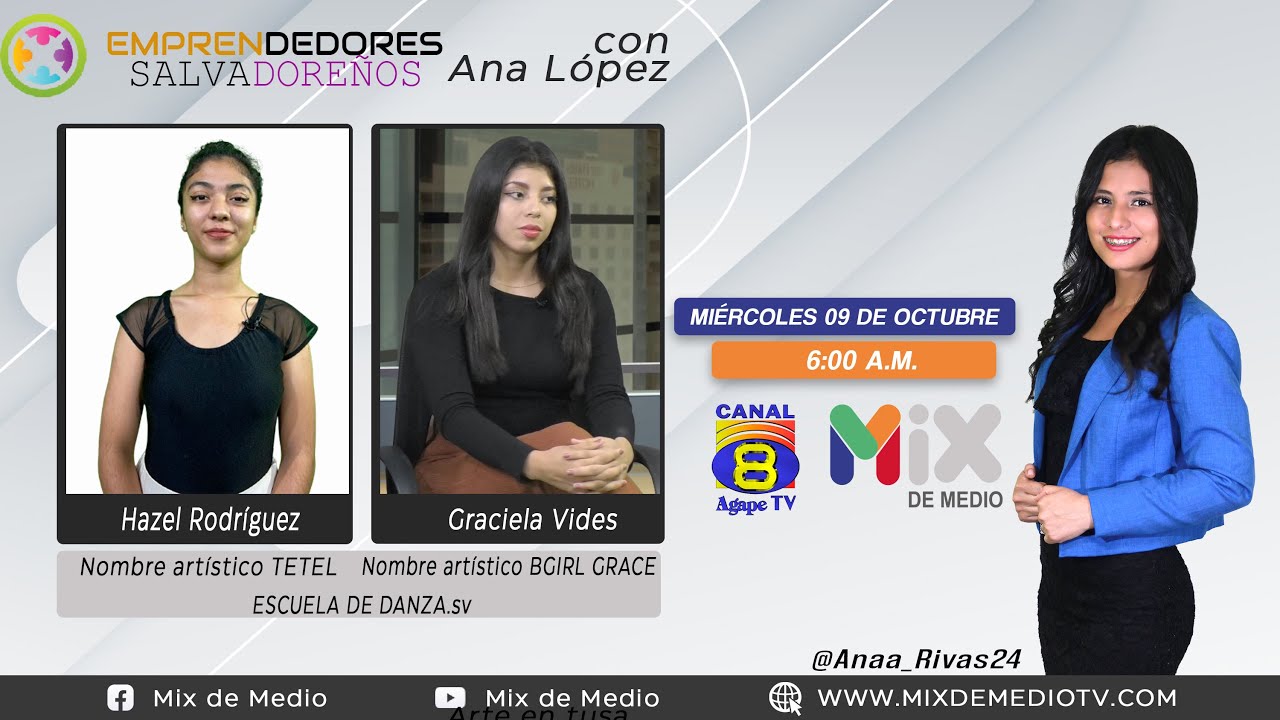 Hazel Rodríguez y Graciela Vides / Escuela de Danza.sv - YouTube
