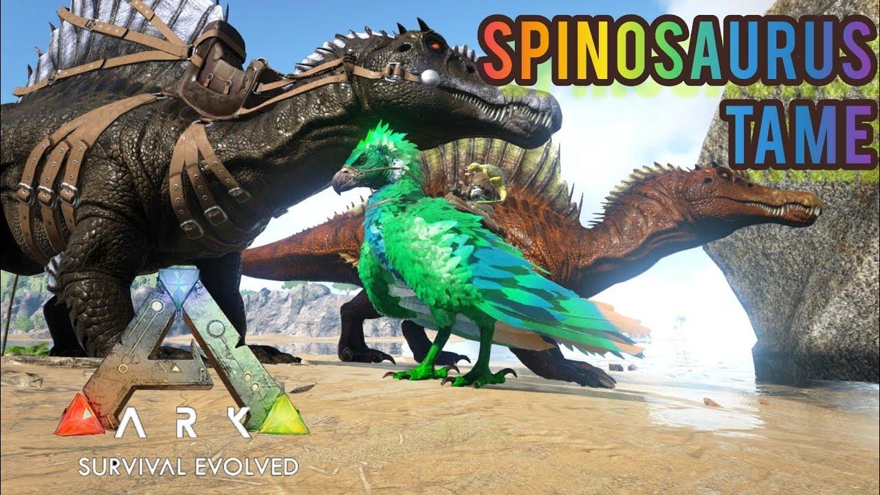 ARK Survival Evolved, Spino Tame #akaibb #arksurvivalevolved - YouTube