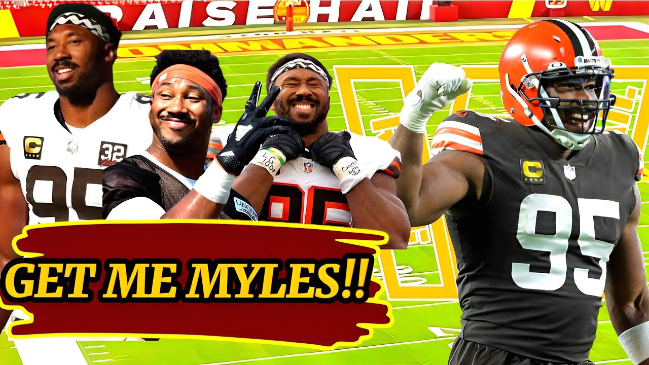 Myles Garrett ELEVATES Commanders - YouTube