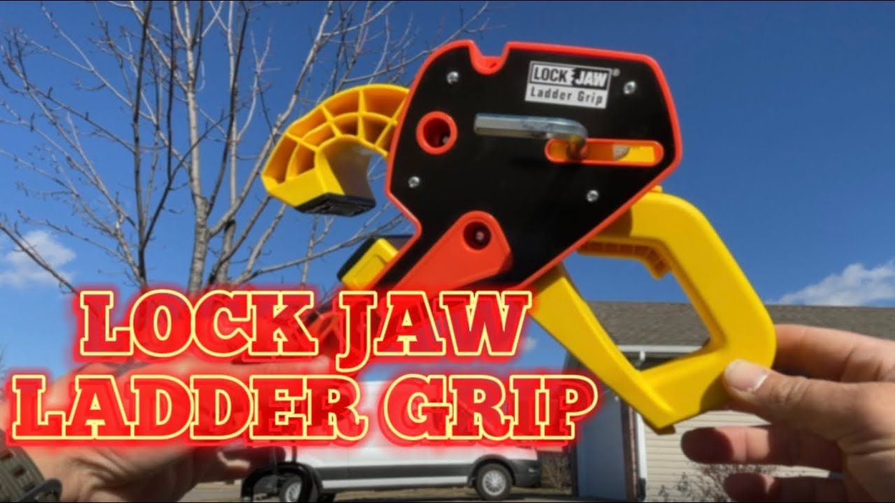LOCK JAW LADDER GRIP #safetyfirst - YouTube