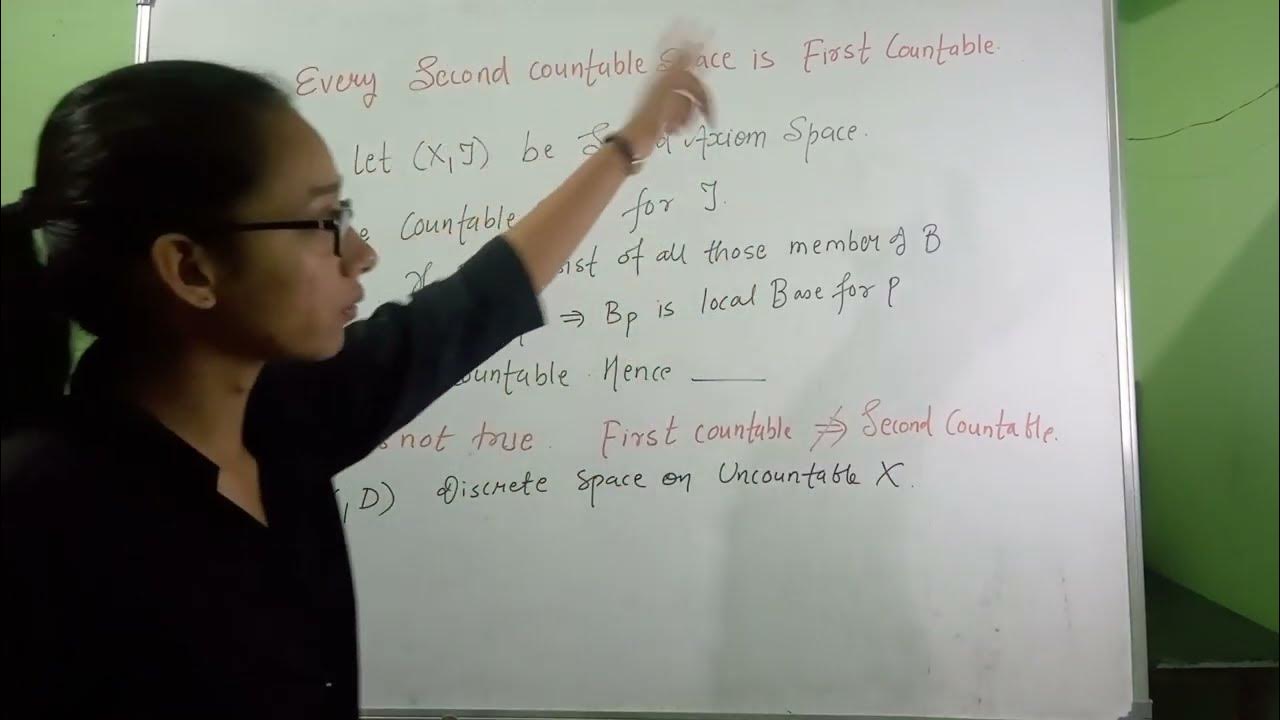 Second Countable Space | Theorem | Topological Space | MSc/ BSc | @RavinaTutorial - YouTube