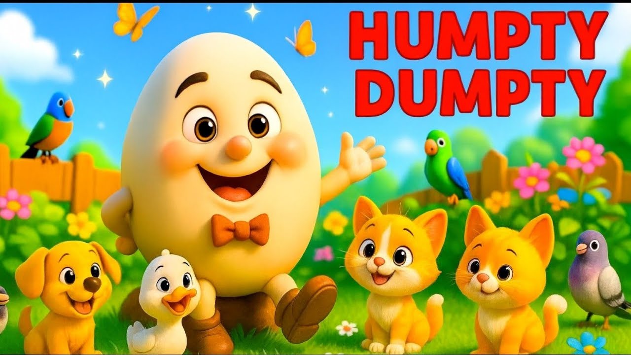 Humpty Dumpty’s Big Fall 🐣 | Fun Nursery Rhyme with Animals ...