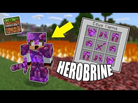 HEROBRINE Dönüştüren Zırh - MCPE Android, iOS Minecraft