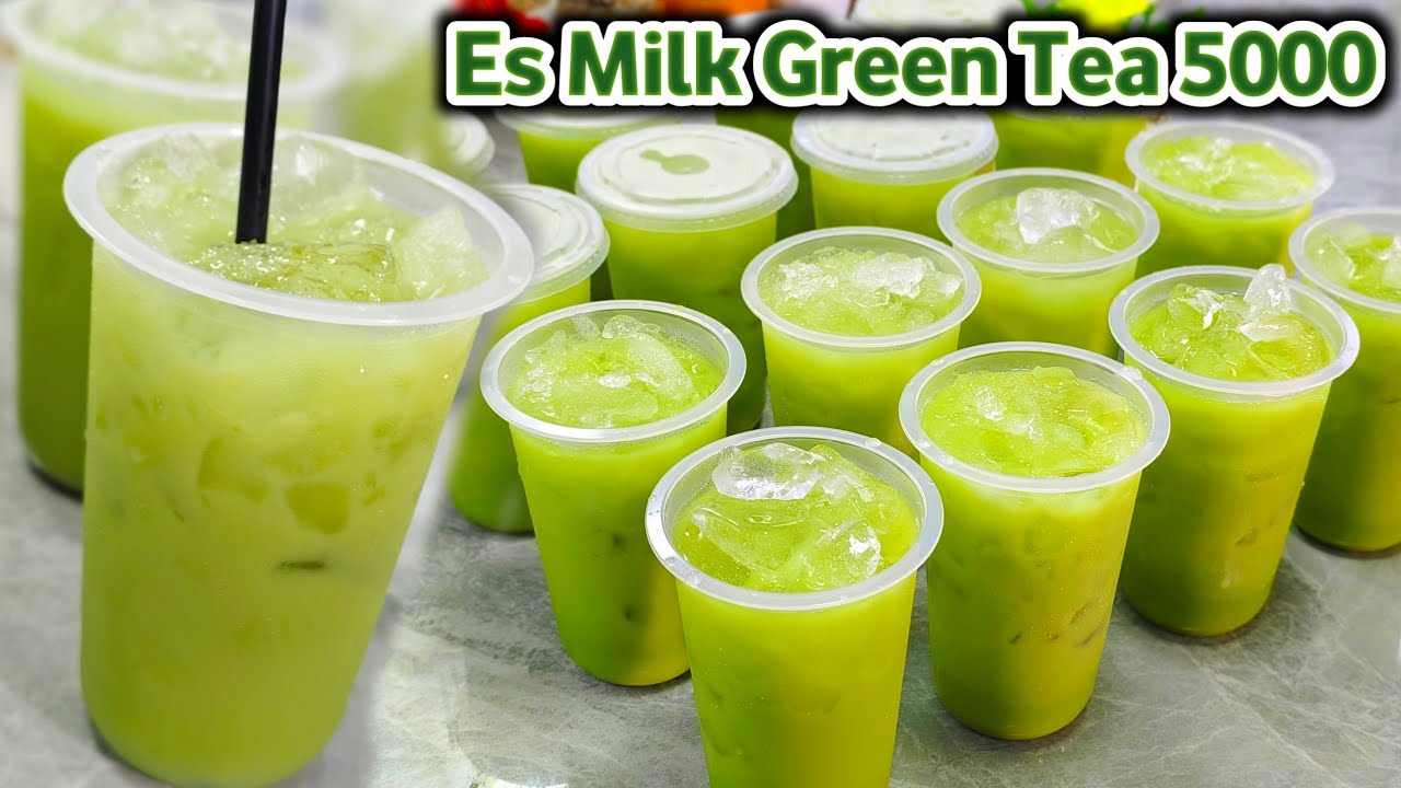 PANTES BANYAK YANG JUAL, TERNYATA UNTUNGNYA BANYAK‼️Resep Milk Green ...