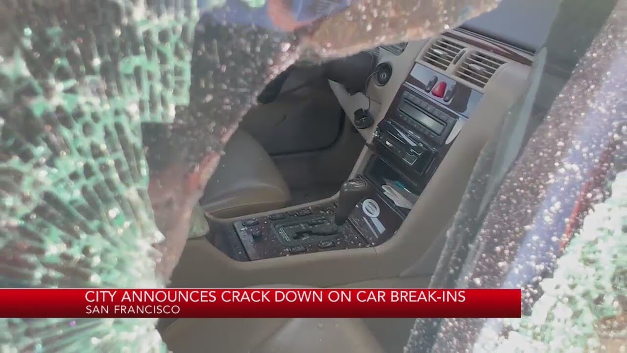 San Francisco announces crackdown on car break-ins - YouTube