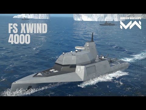 Modern Warships FS XWIND 4000 Frigate In Online Hard Battle - YouTube