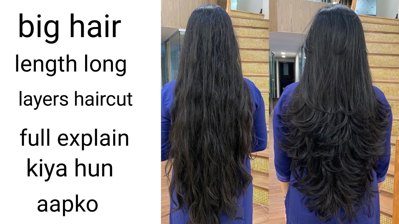 how to big size hair length long layers haircut step by step aapko ...