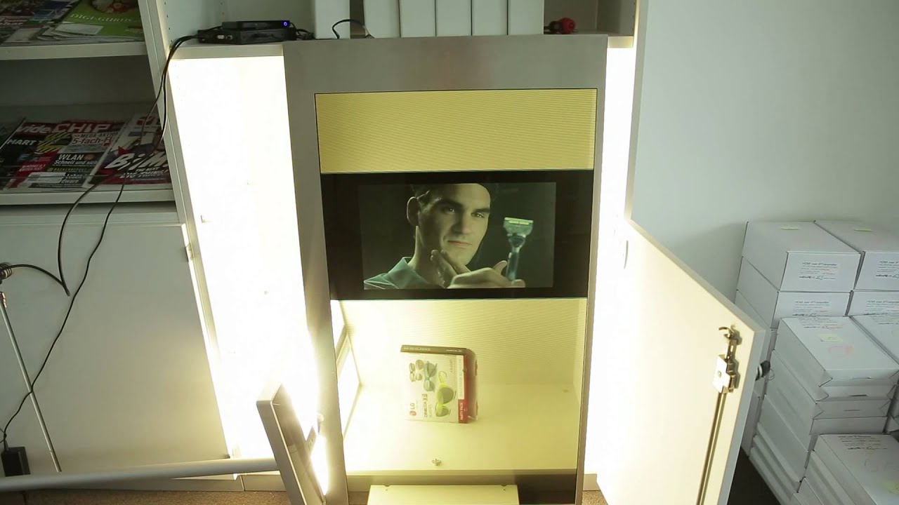 Transparent LCD Display / Glass Screen Prototype - YouTube