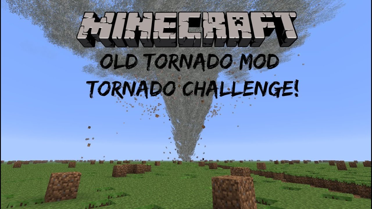 Minecraft Old Tornado Mod (Tornado Challenge) - YouTube