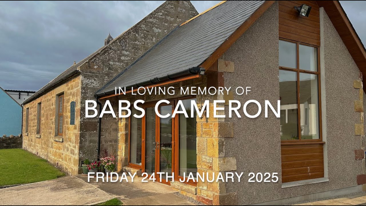 Funeral Service of the late Babs Cameron (24-JAN-2025) - YouTube
