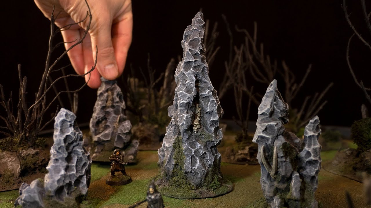 Terrain Tutorial: Standing Stones Of XPS Foam - YouTube