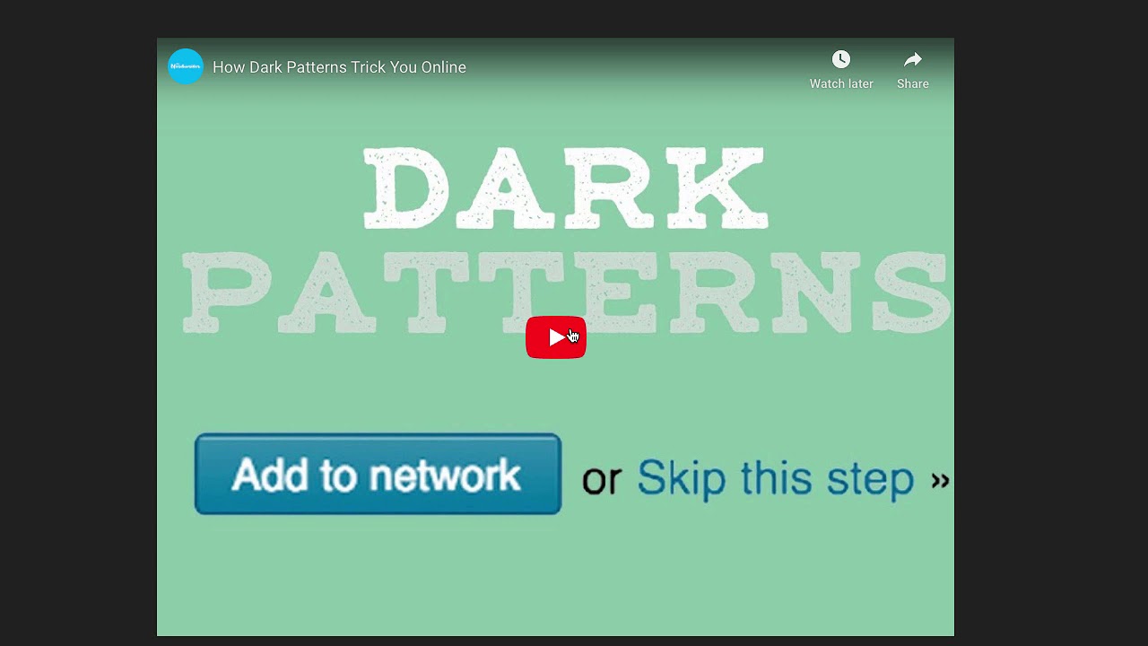 Media Industry Structures & Dark Patterns - YouTube