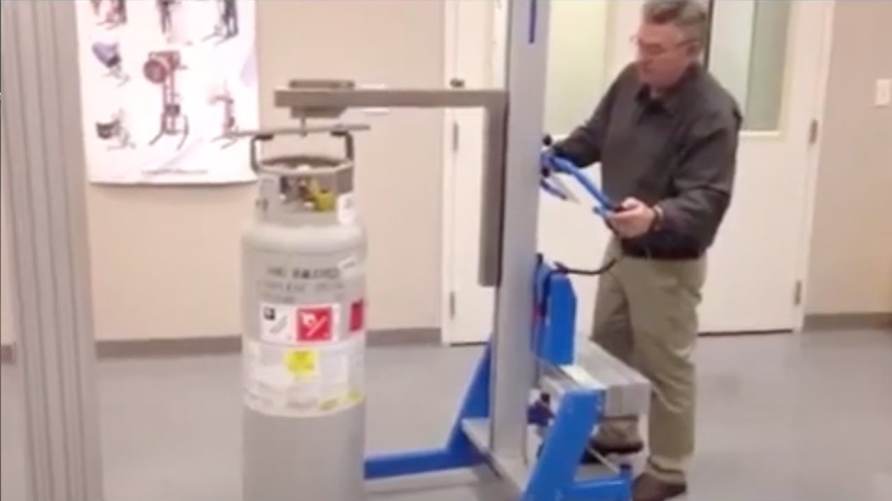Lift O Flex Gas Tank Lifter - YouTube