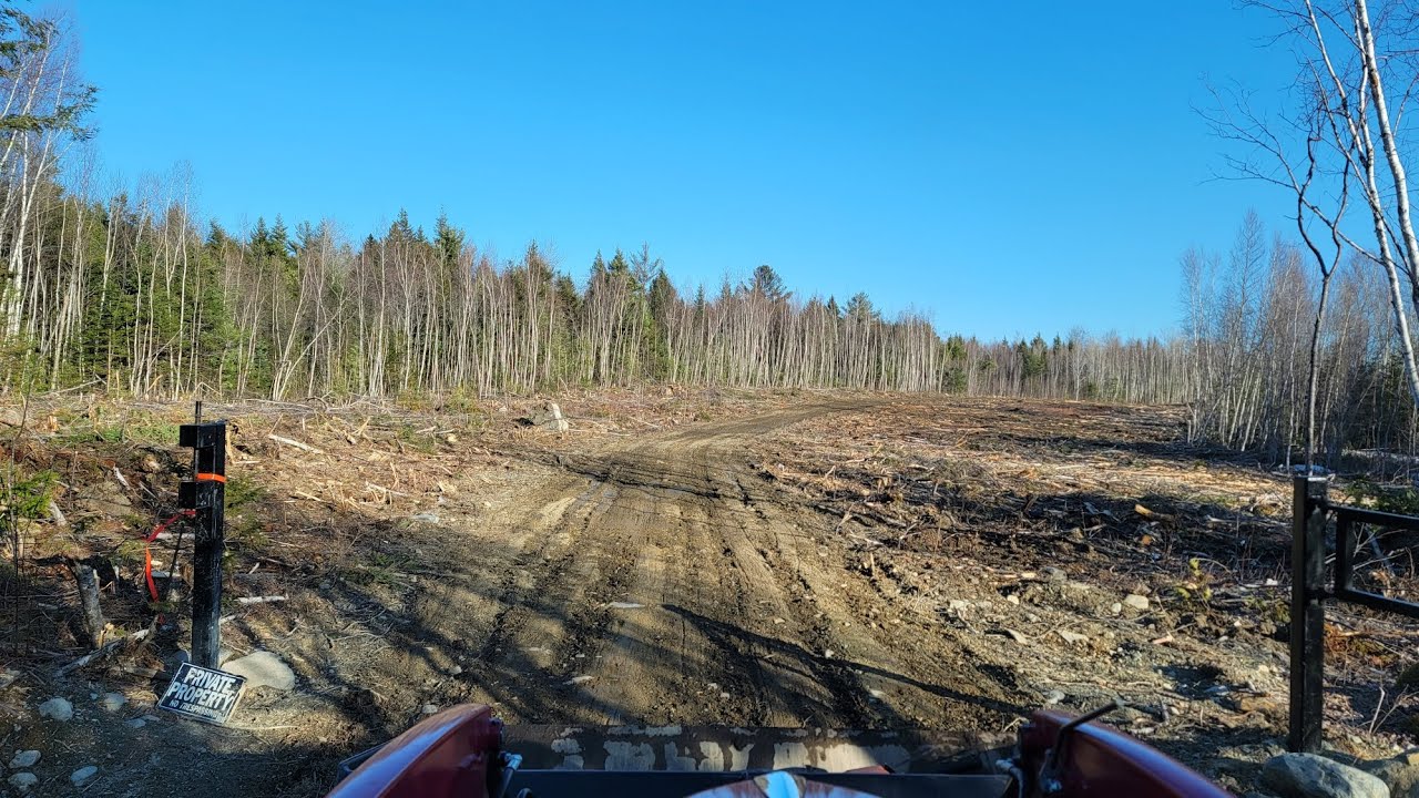 Fixing some ruts in Maine mud season 2023 - YouTube