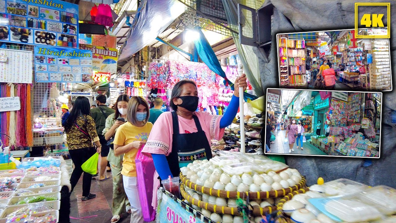 Bangkok ChinaTown Sampheng Market Area - YouTube