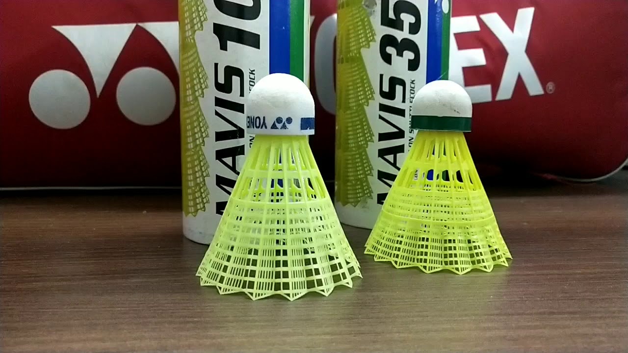 Badminton review : mavis 10 vs mavis 350 - YouTube