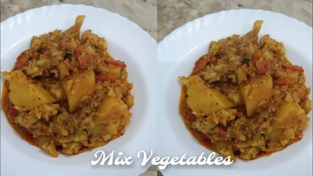Mix Vegetables easy recipe l just 5 minute m bnaye sbhi sabziyo s bni ...