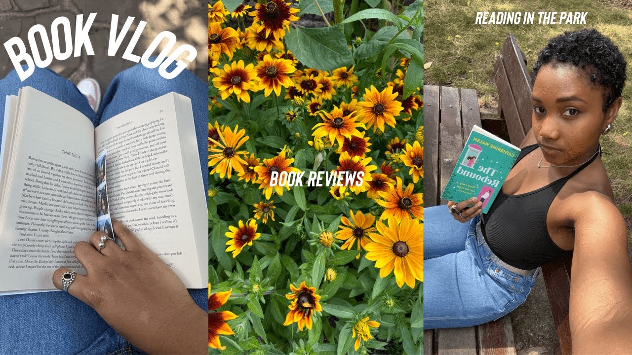 BOOK VLOG | reading in the park, book review, my newest reads, going to ...