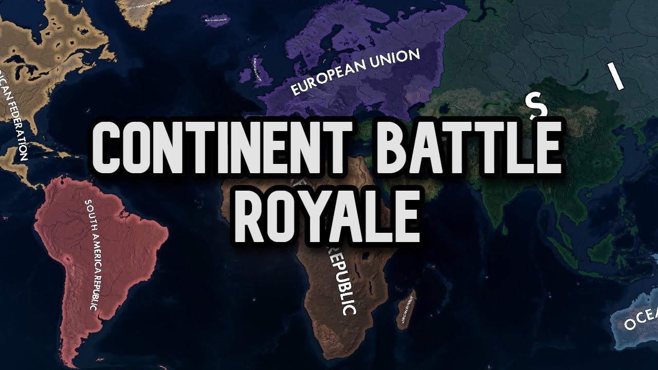 Continent Battle Royale (Remastered) || Hoi4 Timelapse - YouTube