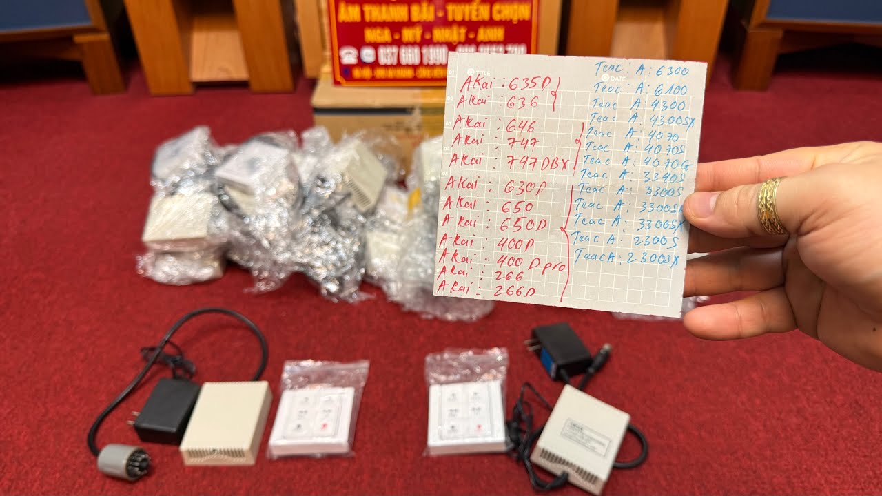 Điều Khiển Đầu Băng Cối 📽️ AKAI 👉TEAC 👉Các Moden Trong Video. Kết Nối ...