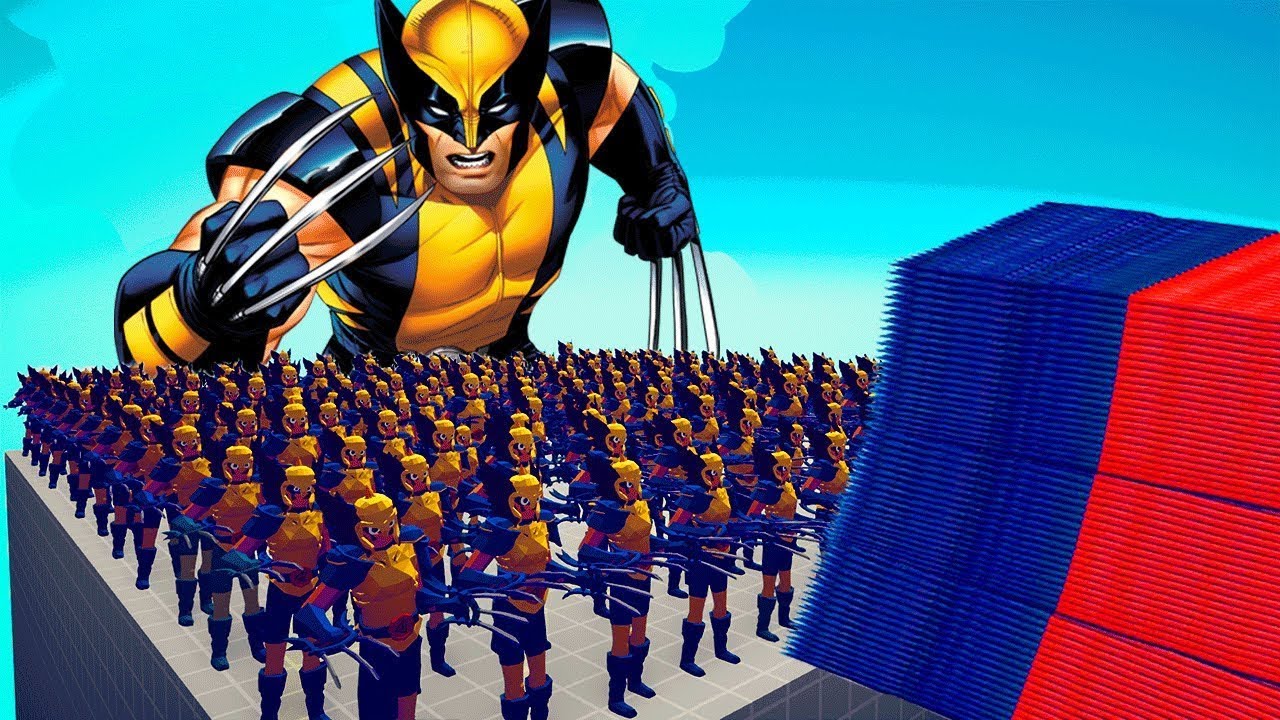 200x WOLVERINE + BLACK PANTHER vs 1x EVERY GOD - Totally Accurate ...