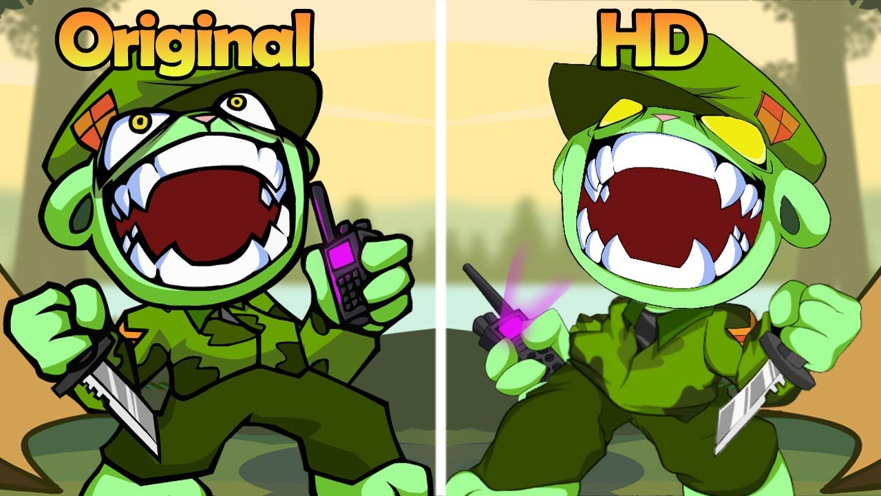 Flippy Original Vs HD - Friday Night Funkin' Vs Flipped Out! Demo - YouTube