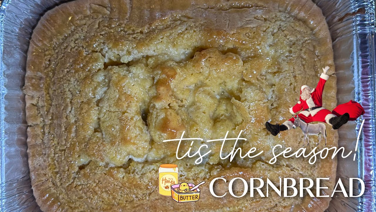 tis the season! Honey Butter Cornbread - quick cook with me - voiceover ...