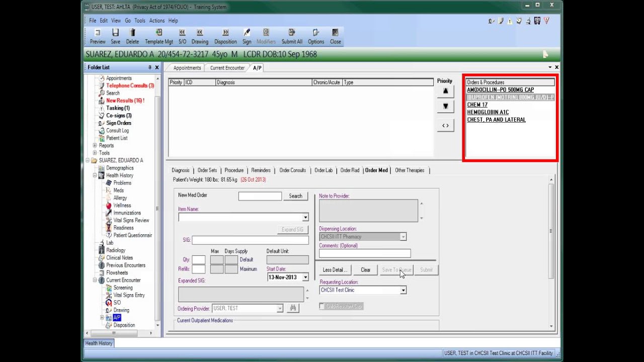 AHLTA Basics: Creating an Order Set - YouTube