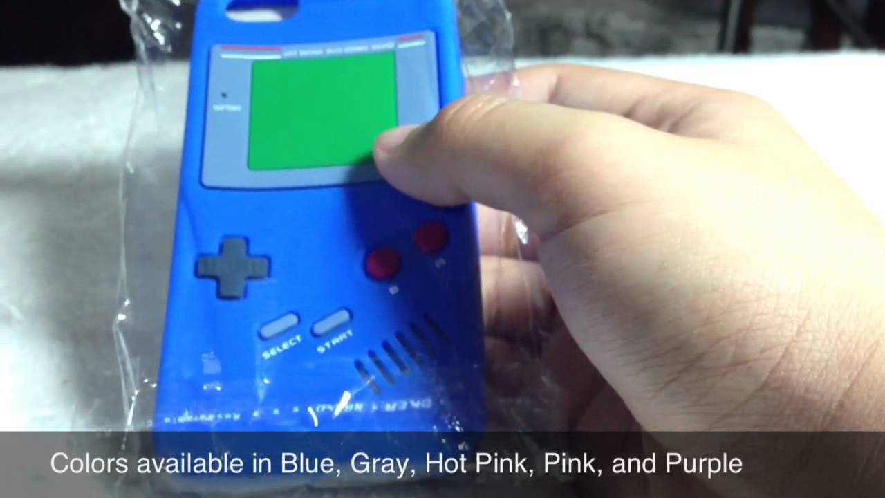Iphone 5 Gameboy cases, mini tripod unboxing - YouTube