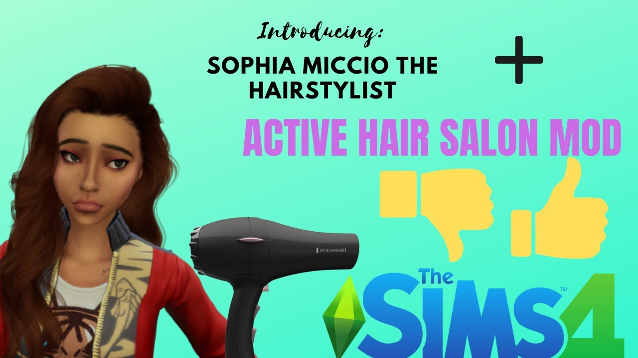 Sims 4 Intro and Hair Salon Mod Active Career - YouTube