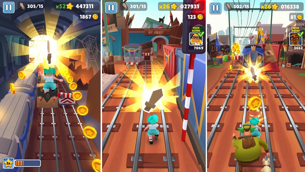 Subway Surfers - Collecting Fantasy Tokens - Android Gameplay ...