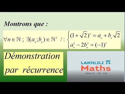 Démonstration par récurrence TCS 1BAC - YouTube