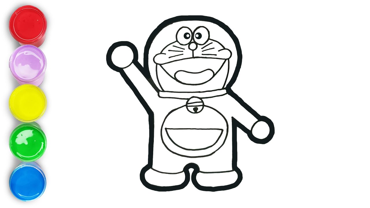 Learn to Draw Doraemon: A Fun and Easy Tutorial for Kids | Mickey Draws ...