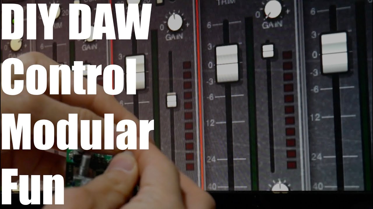 DIY DAW Control Surface Modular Fun - YouTube