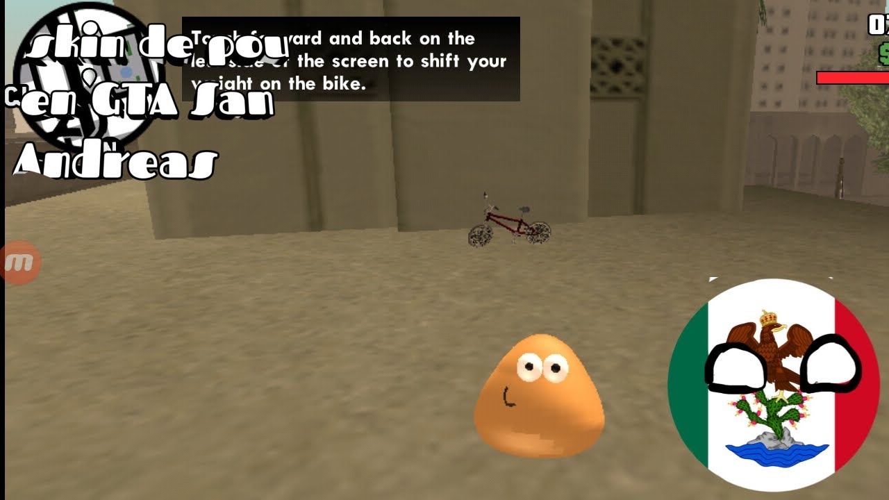 cómo descargar la skin de pou per GTA San Andreas - YouTube